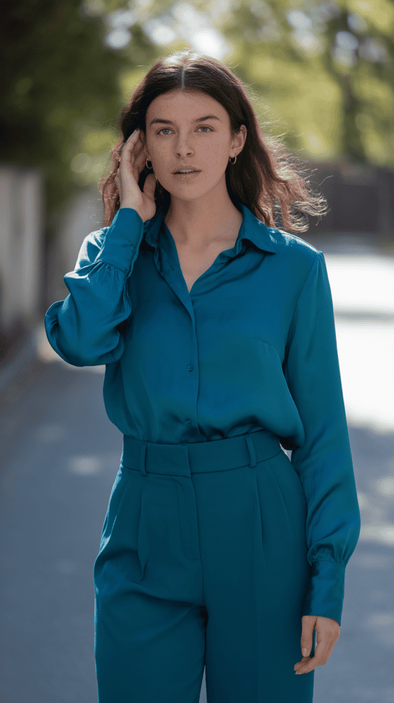 29 Teal Outfits For A Colorful Trend That’ll Brighten Your Wardrobe