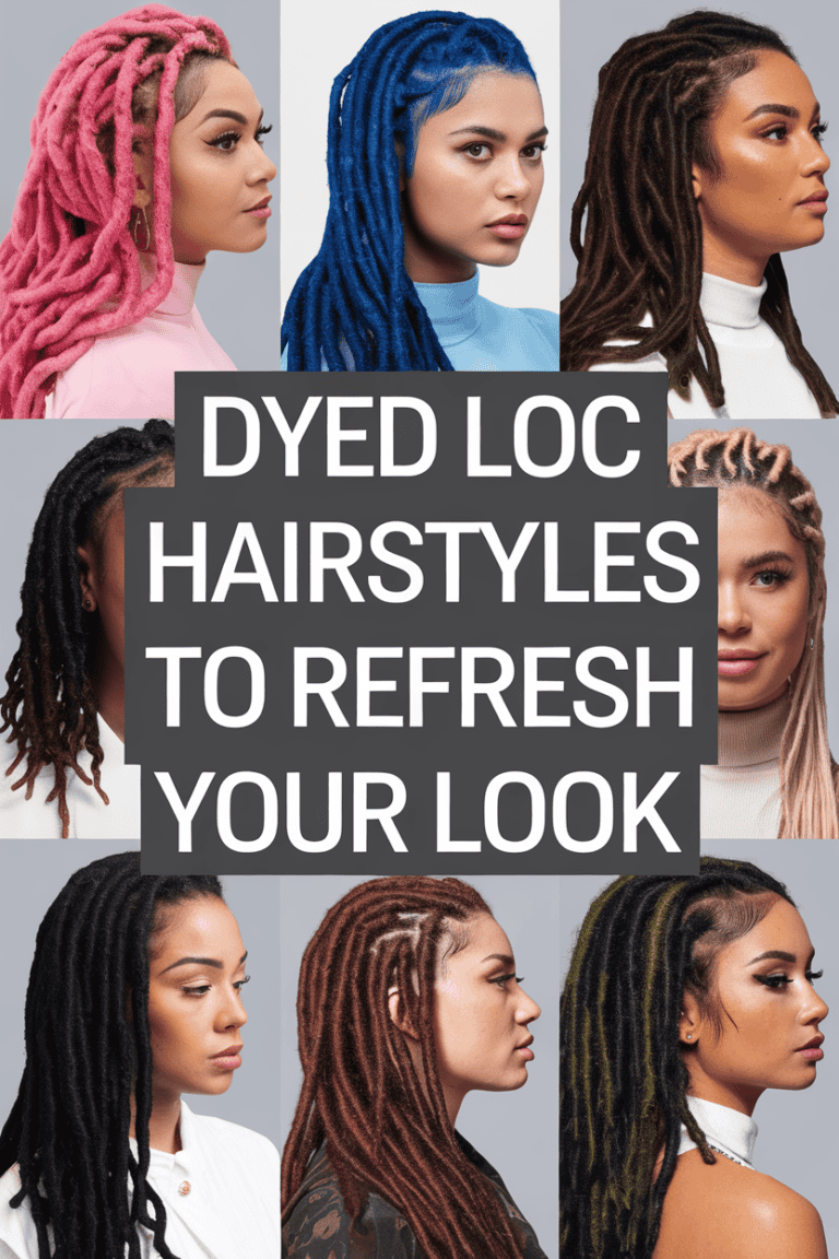 19 Stylish Hairstyles With Dyed Locs to Freshen Up Your Look